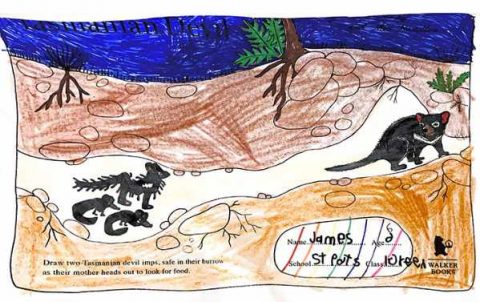 Tasmanian Devil Poetry and Illustration Competition - Claire Saxby ...