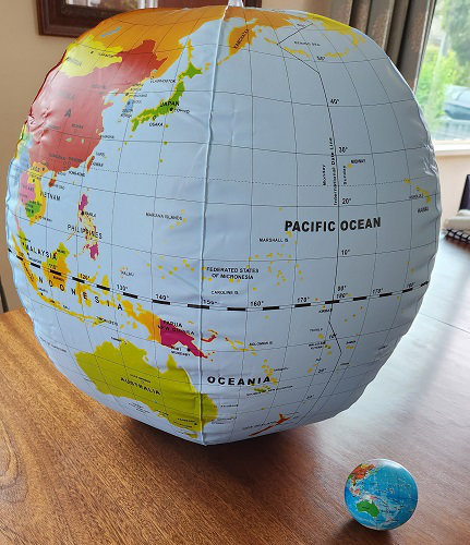 The world is big, and small - Claire Saxby-Children's Author